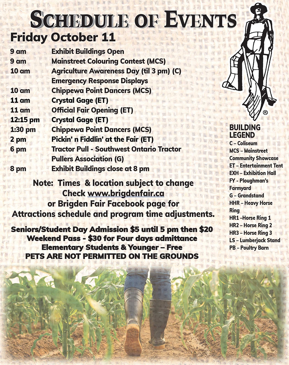 Visitor Information | Brigden Fair